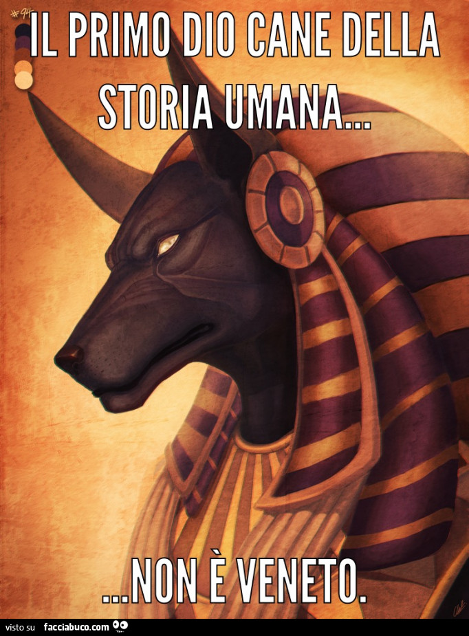 Anubi. Il primo Dio Cane della storia umana… non è Veneto - Facciabuco.com